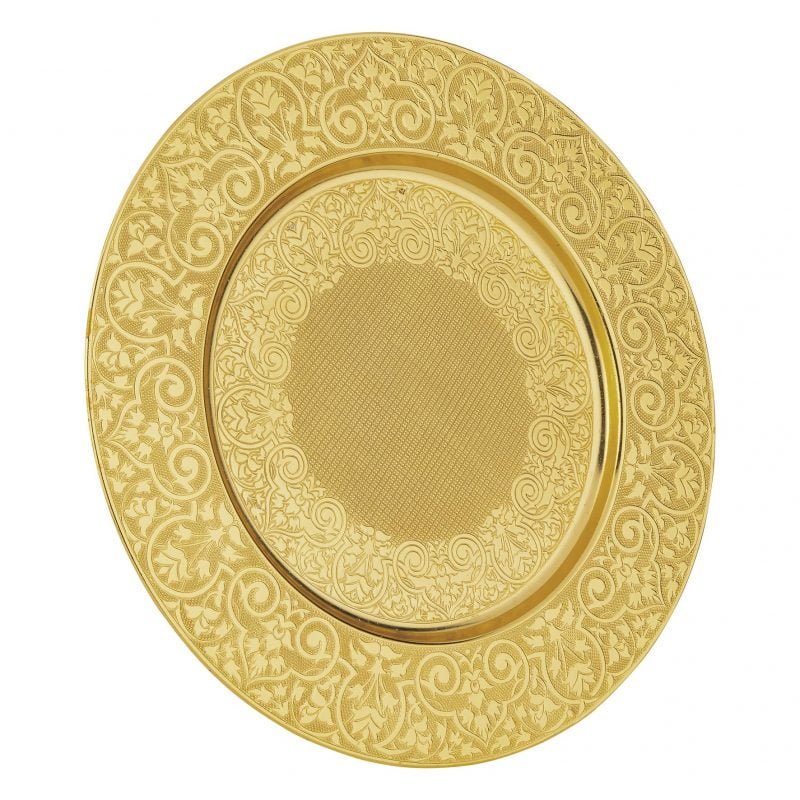 Bougainvillea Handle Gondola Plate - Traditional Turk