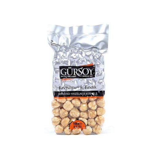 Gursoy Roasted Hazelnut Kernels 100g - Traditional Turk