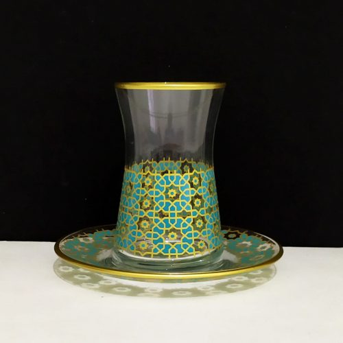 12 Pcs Pasabahce Agra Turkish Tea Set For Six Person - Traditional Turk