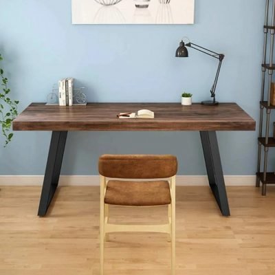 Solid Wood Study Desk - Traditional Turk