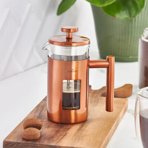 Florence Borosilicate French Press 600 ml Gold - Traditional Turk