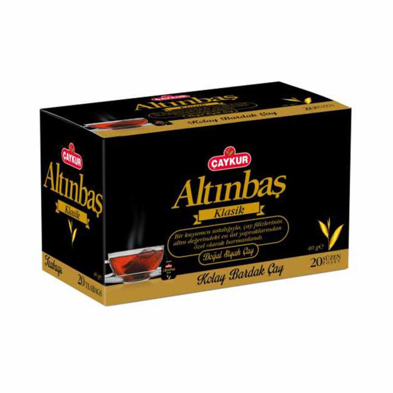 Caykur Altinbas, Turkish Black Tea, 20 Sachets - Traditional Turk