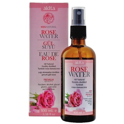 Akita Natural Turkish Rose Water Spray (contains Rose Oil ...