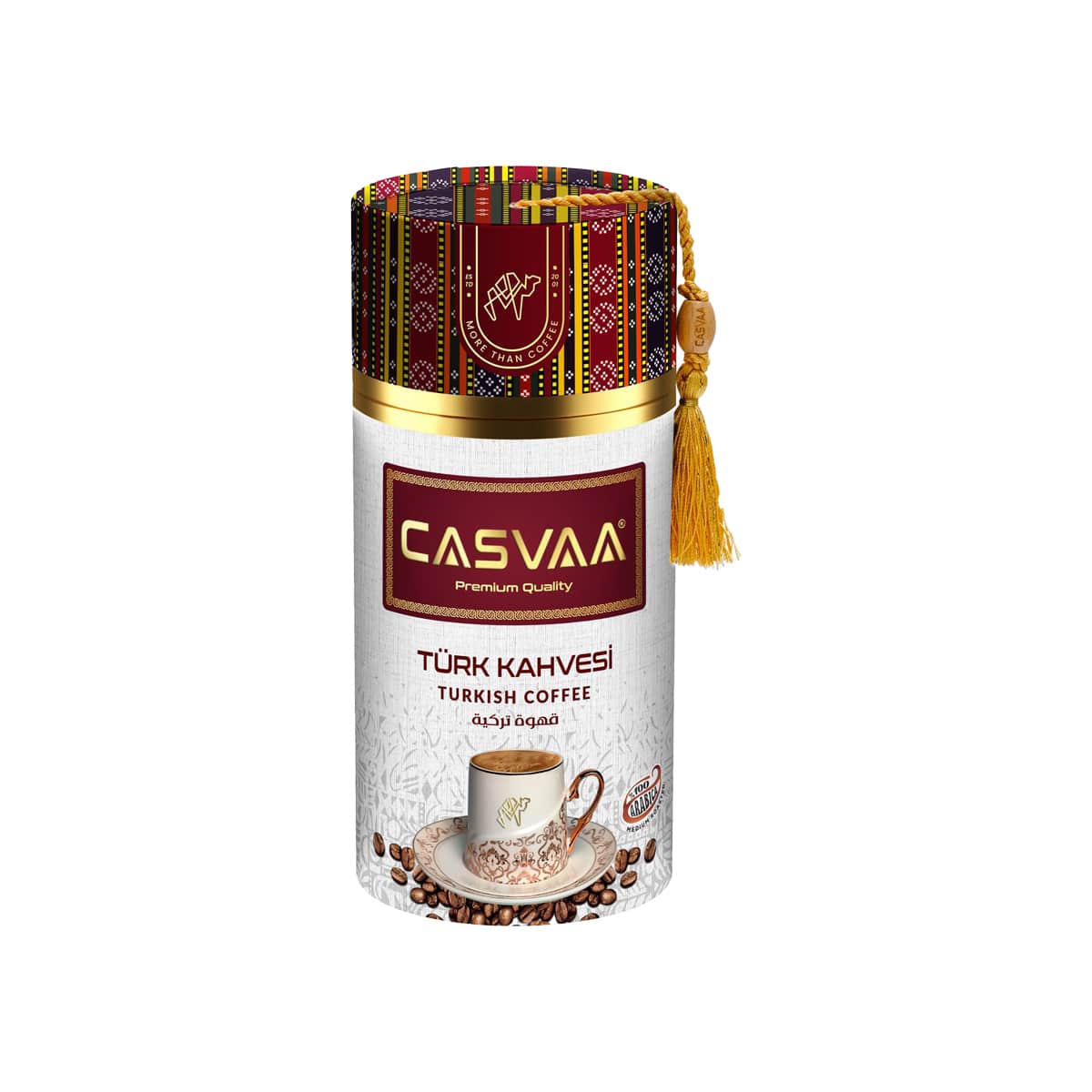 Casvaa Premium Series Turkish Coffee in Cylinder Box 250 gr (8.82oz ...
