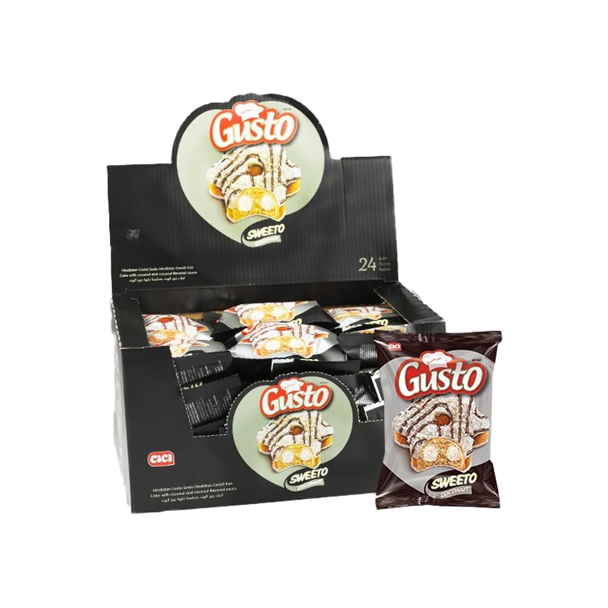 Cici Gusto Sweeto Cake with Coconut and Coconut Flavored Sauce in Box ...