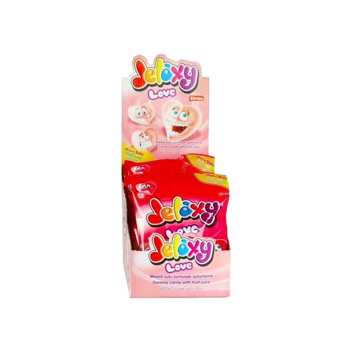 Elvan Jelaxy Love Gummy Candy with Fruit Flavor in Box 80 gr (2.82oz ...