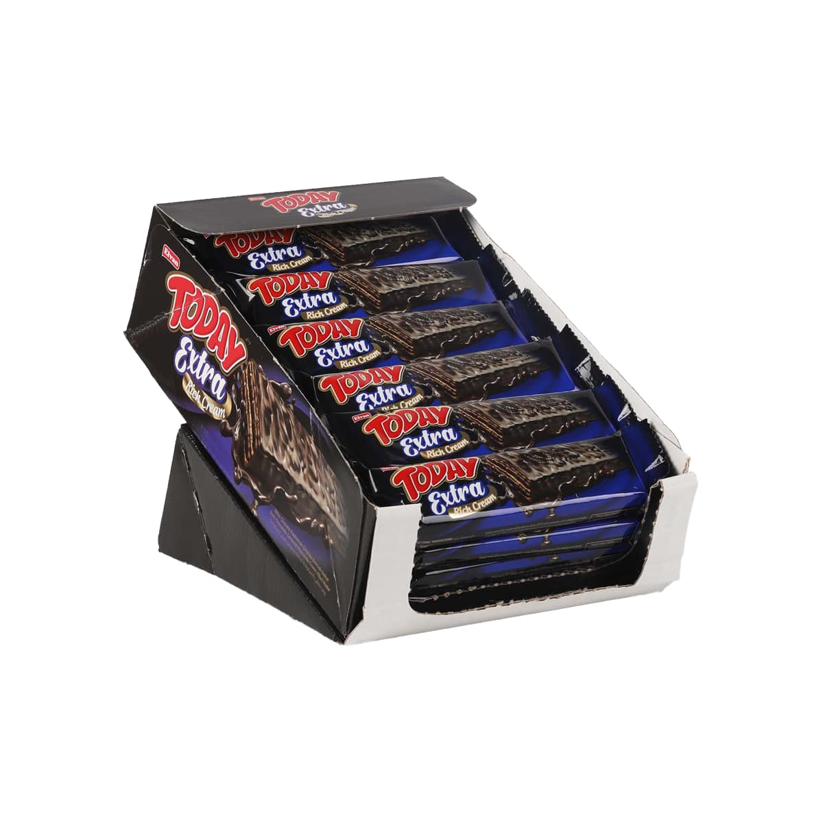 Elvan Today Extra Dark Chocolate Coated Wafer with Rich Dark Chocolate ...