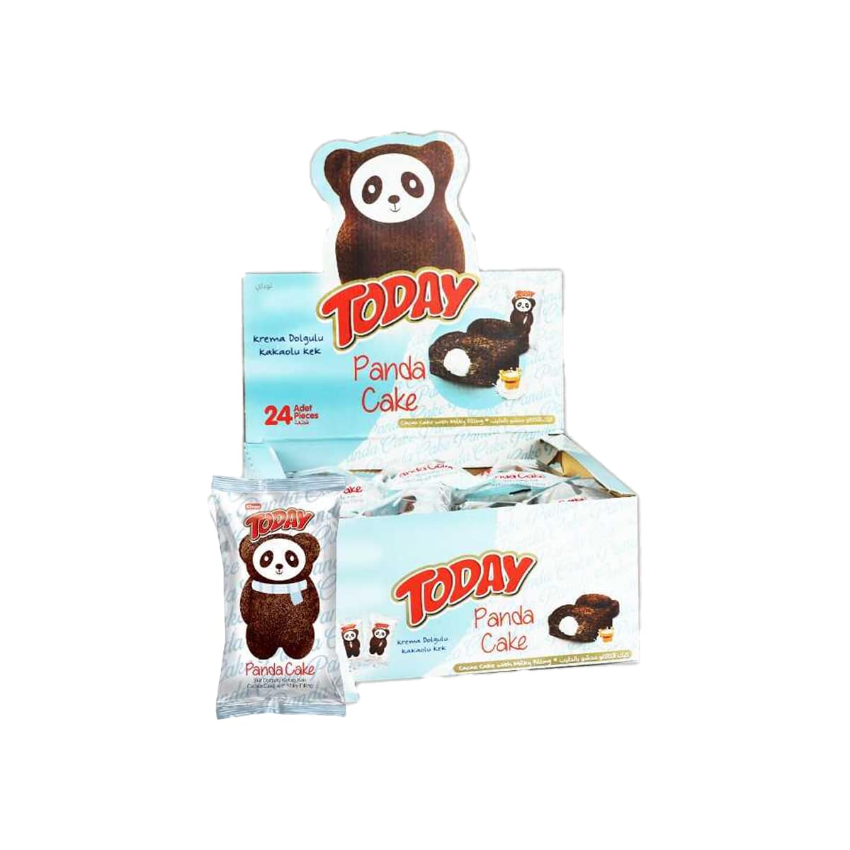 Elvan Today Panda Cocoa Cake with Milky Cream in Box 40 gr (1.41oz ...