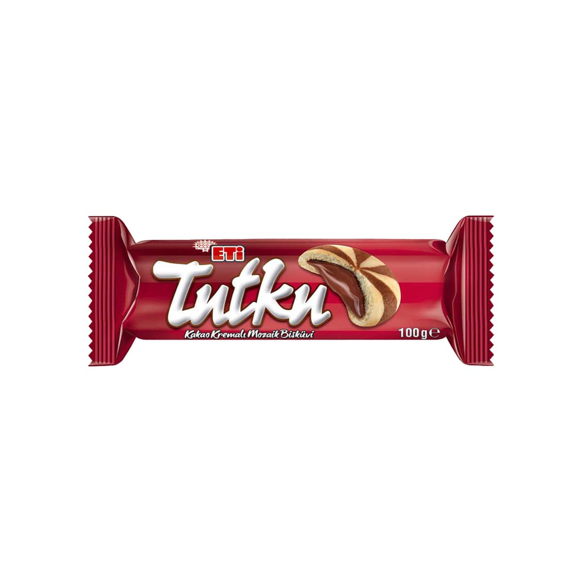 Eti Tutku Chocolate Cream Filled Mosaic Biscuits - Traditional Turk