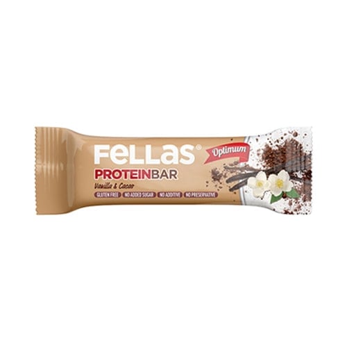 Fellas Vanilla Cocoa Gluten Free Protein Bar 32 G 1.1oz - Traditional Turk