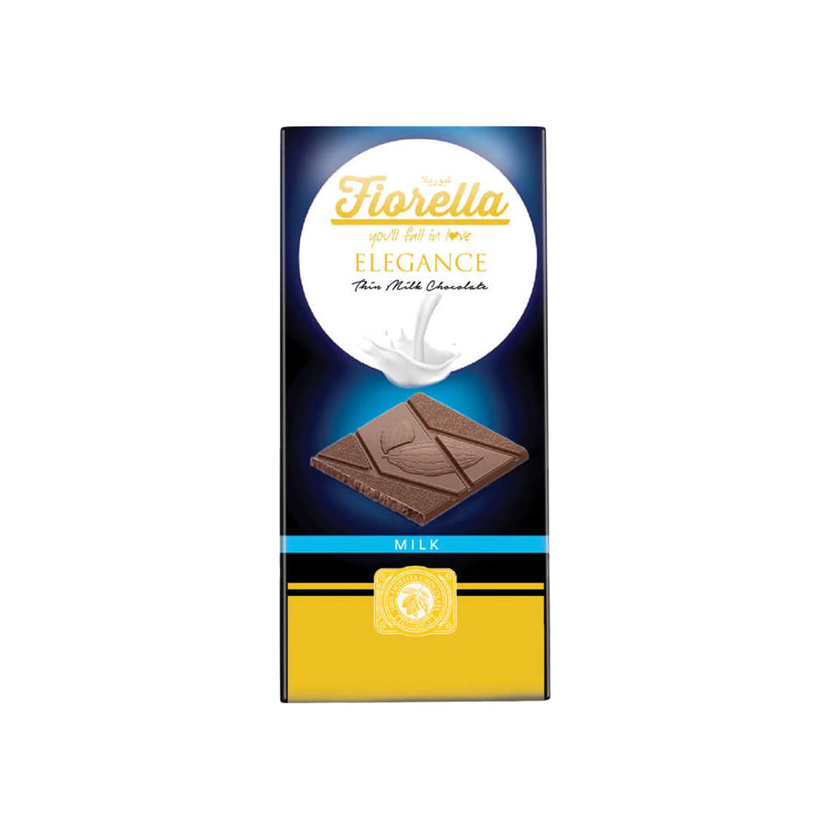 Fiorella Elegance Thin Milk Chocolate 70 gr (2.46oz) - Traditional Turk
