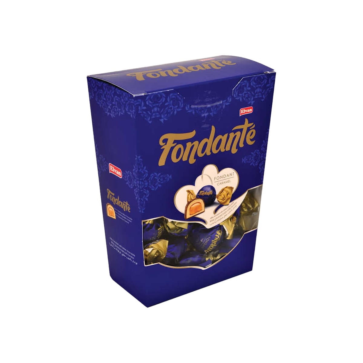Fondante Milk Chocolate Coated Milky Fondant with Caramel Filling in ...
