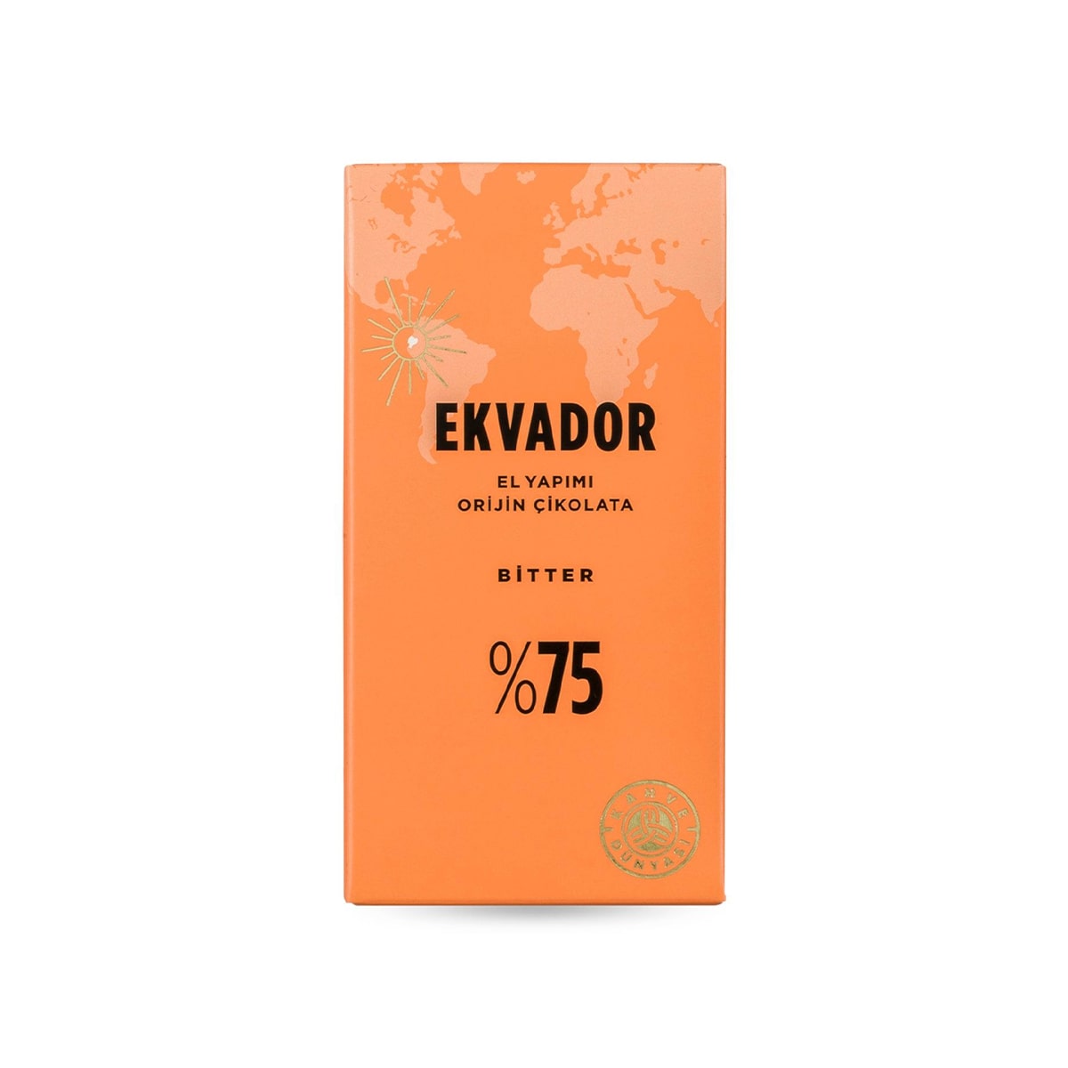 Kahve Dunyasi Orijin Ecuador Dark Chocolate 100 gr (3.52oz ...