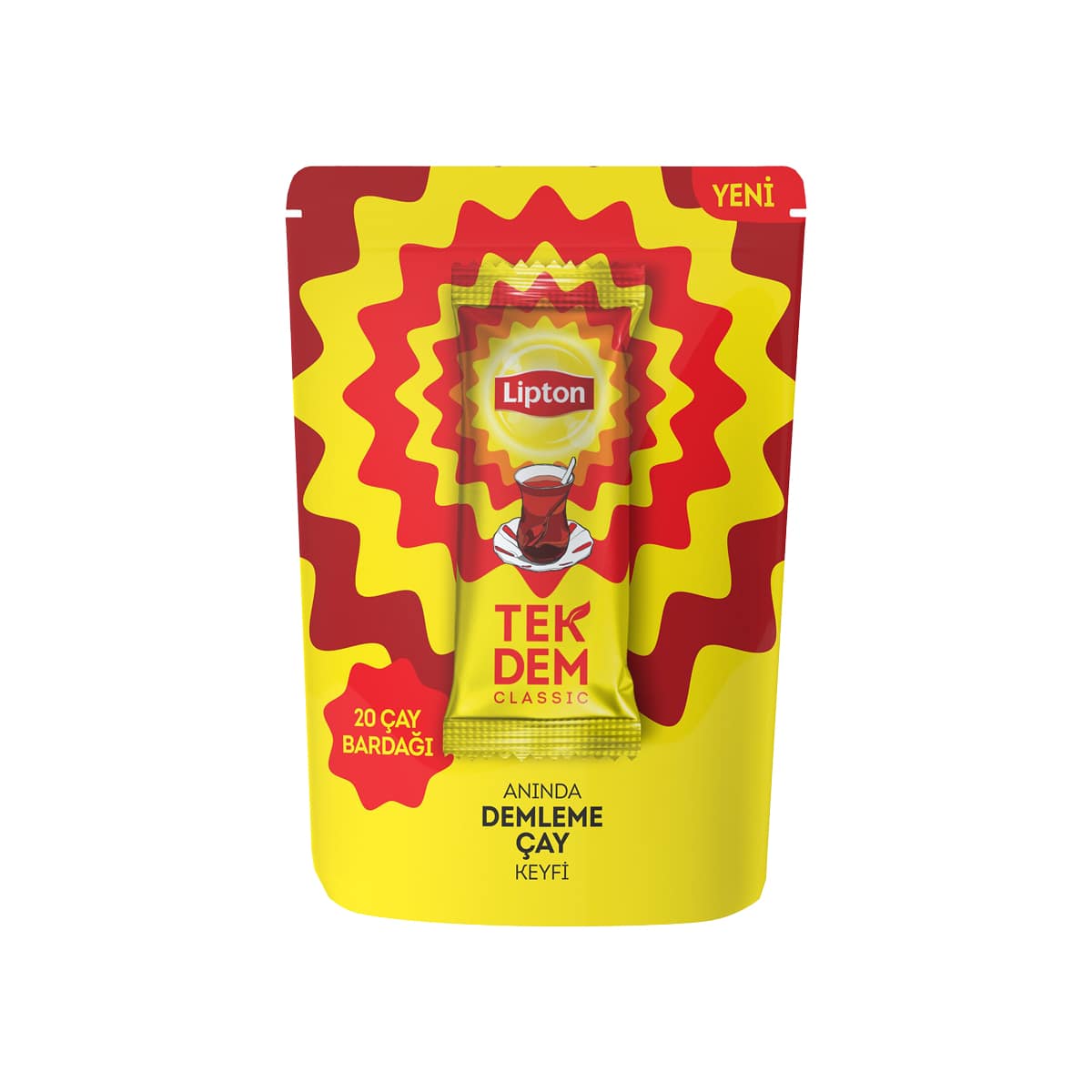 Lipton Tek Dem Turkish Black Tea Sachets 2 gr (0.07oz) – 10 Pieces ...