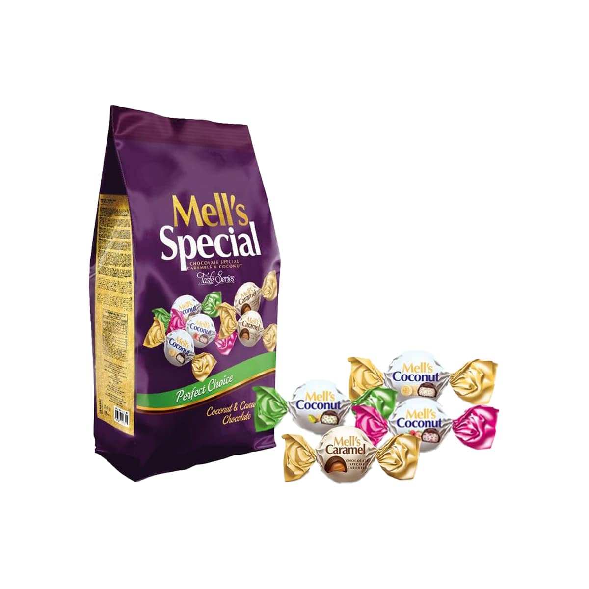 Mell’s Caramel Special Coconut and Caramel Filled Milk Chocolate 500 gr ...