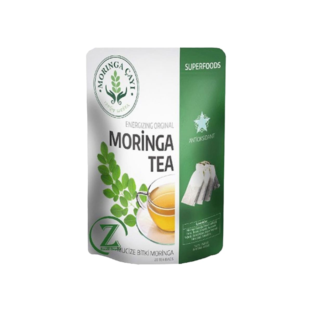 Original Moringa Tea Superfoods 20 Bags - Traditional Turk