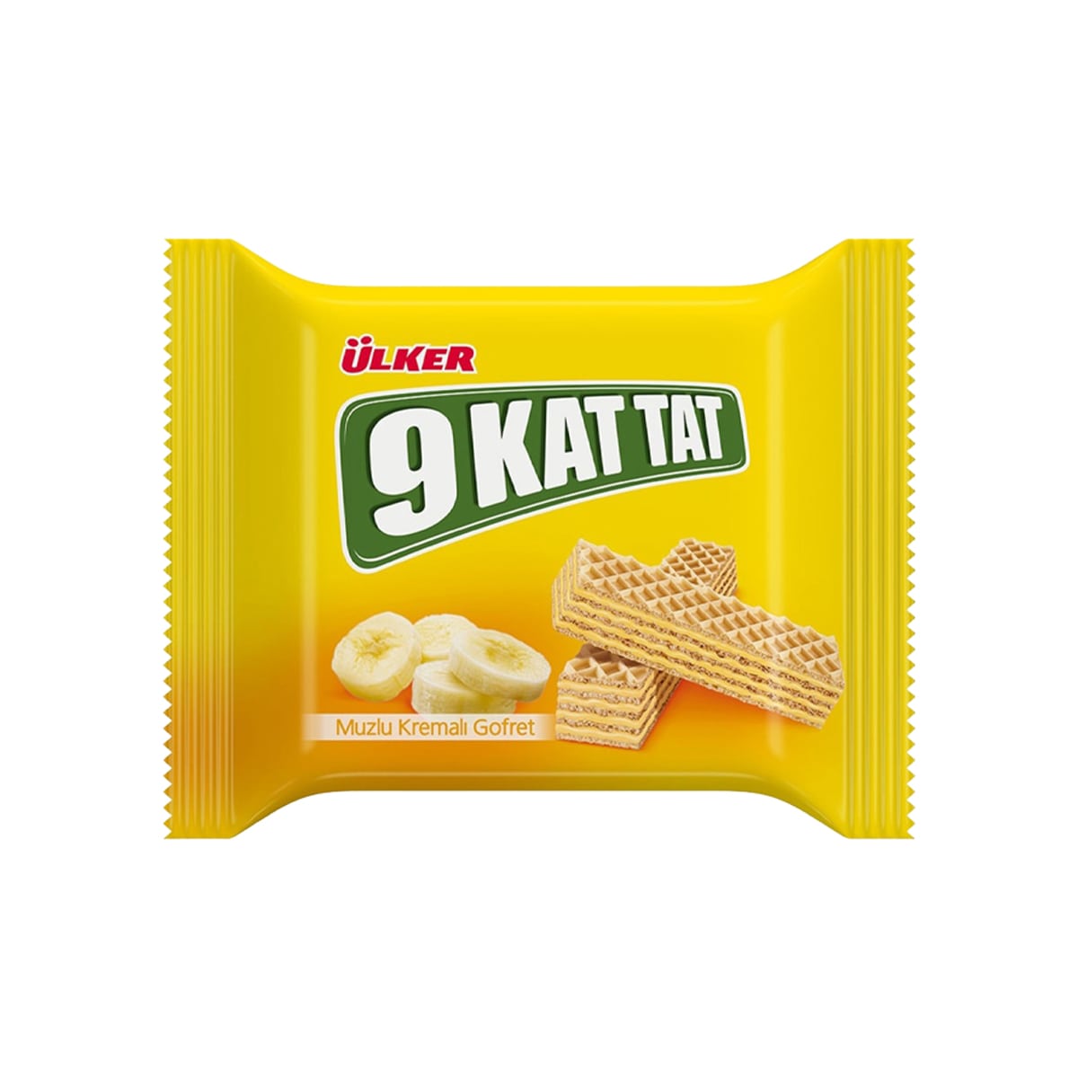 Ulker 9 Kat Tat Banana Cream Wafers 40 gr (1.41oz) - Traditional Turk