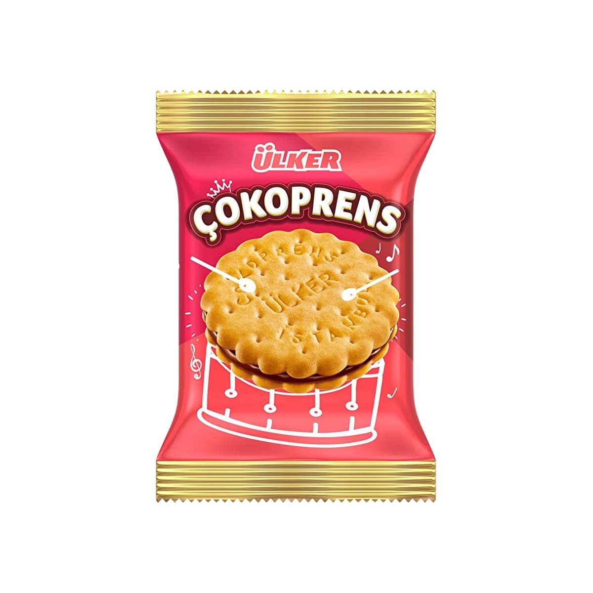Ulker Cokoprens Cocoa Hazelnut Cream Sandwich Biscuit 30 gr (1.05oz ...