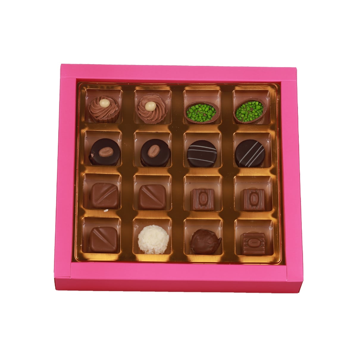 Vanelli Picasso Special Mixed Praline Chocolate in Pink Box 200 gr (7 ...