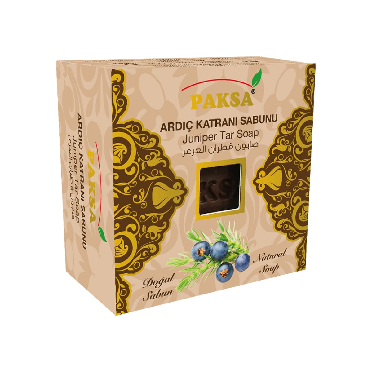 Natural Juniper Tar Soap Paksa 125 gr (4.40oz) - Traditional Turk